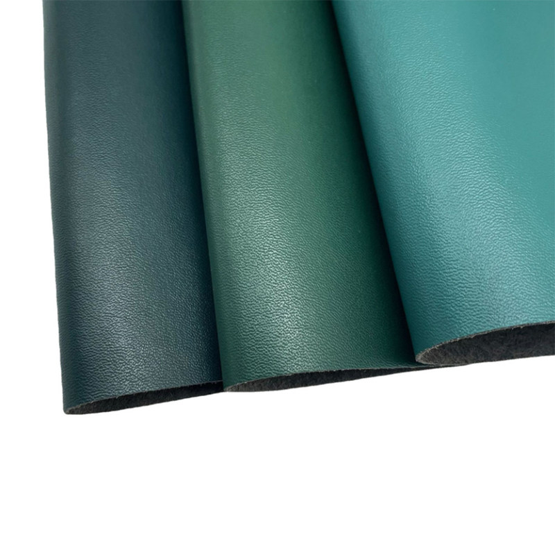 Cross Grain Morandi Green PVC Artificial Leather Fabric PVC Faux ...
